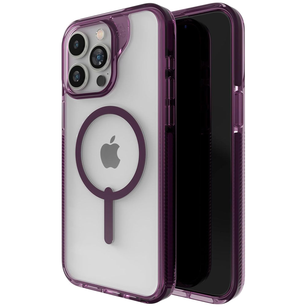 Estuche magsafe iphone pro max morado - Siman Costa Rica