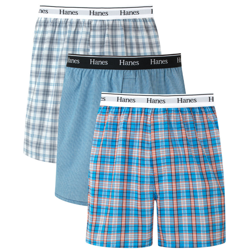 Pack de 3 boxers briefs Hanes surtidos para hombre - Siman Guatemala
