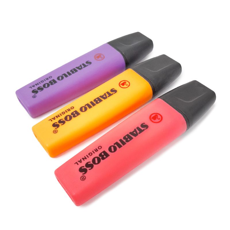 Set de marcadores Stabilo Boss original 3 piezas - Siman El Salvador