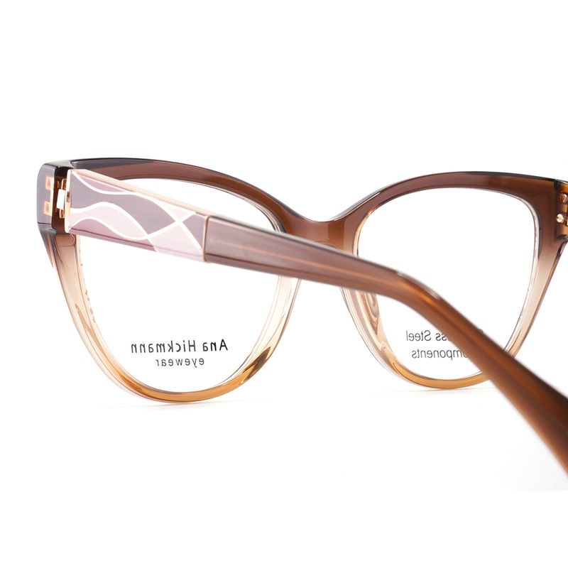 Aro completo cat eye Ana Hickmann acetato para mujer