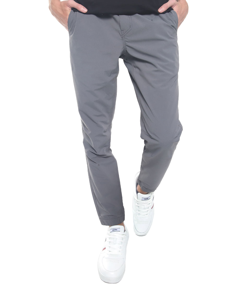 Jogger Hurley gris sólido para hombre - Siman Costa Rica