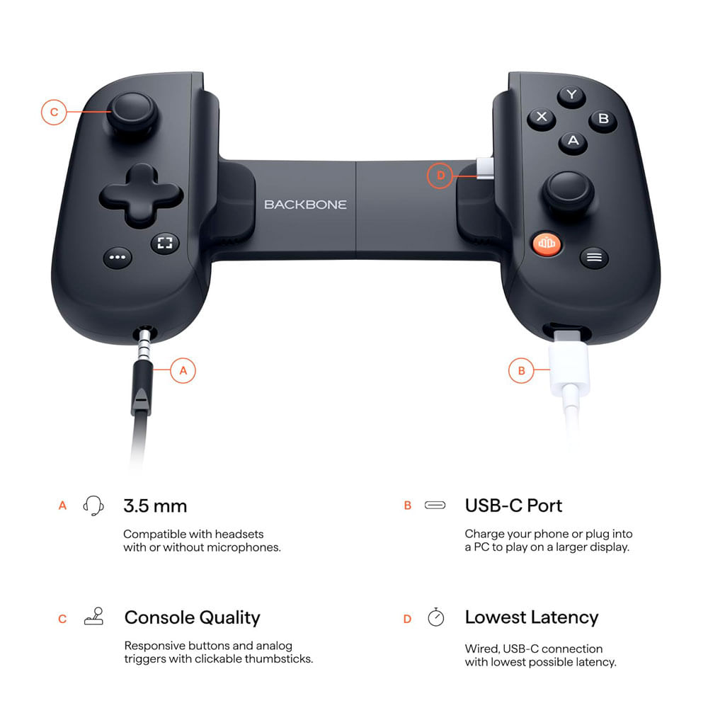 Control backbone one edicion playstation (usb-c) 2gen negro - Siman ...