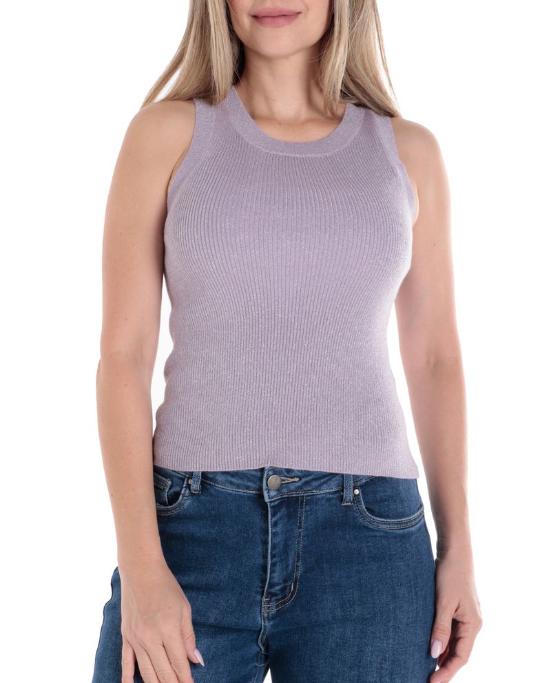 Camiseta Unexpected tank top morada para mujer - Siman El Salvador