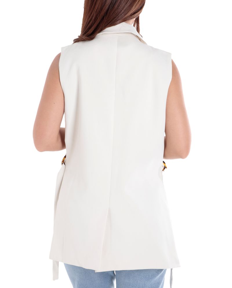 Chaleco Unexpected blanco para mujer - Siman Costa Rica