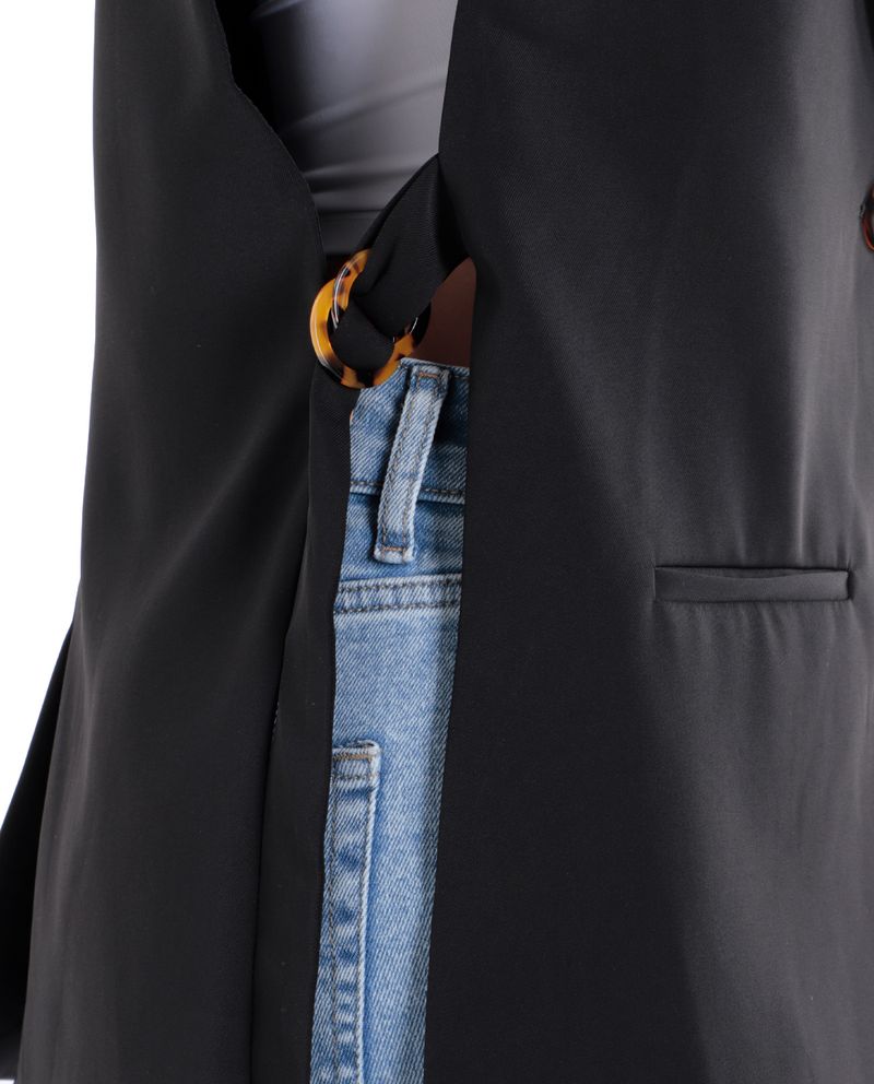 Chaleco Unexpected negro para mujer - Siman Costa Rica