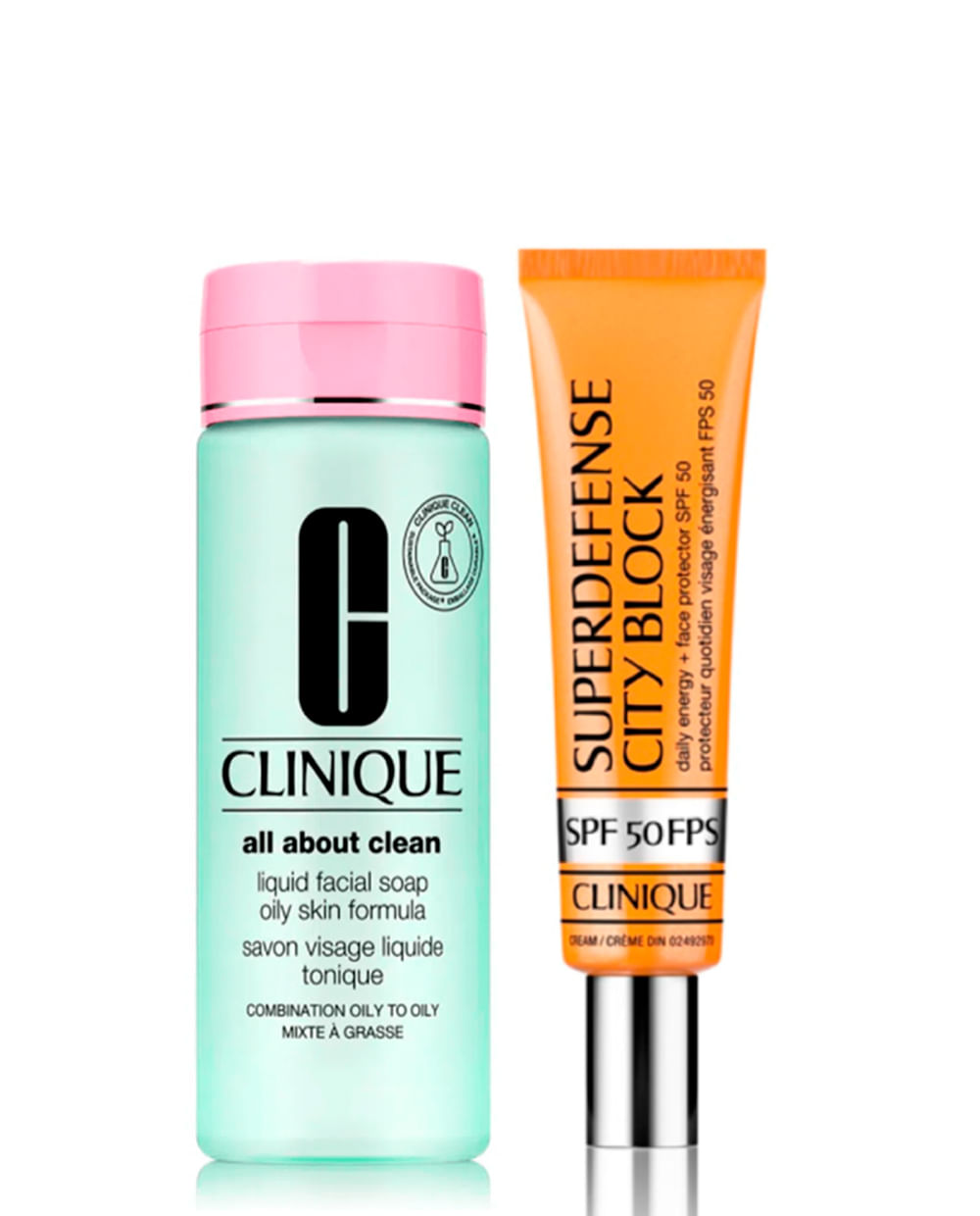 Dúo Básicos de protección: Liquid Facial Soap Oily + Superdefense ...