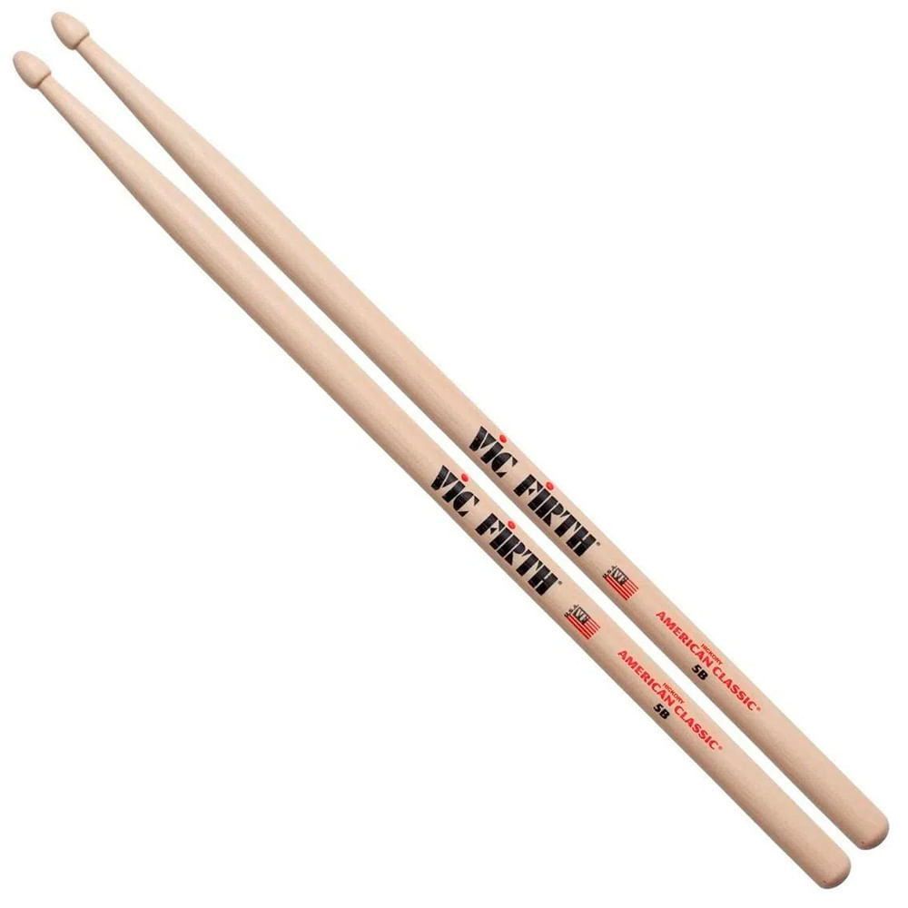 Set baquetas punta de madera vic firth 5b - Siman El Salvador