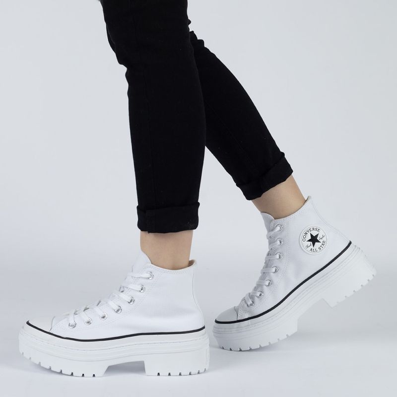 Botín Converse Chuck Taylor All Star Lugged Heel casual blanco para ...