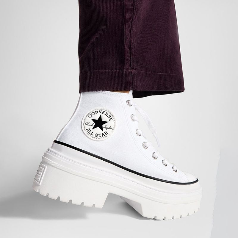 Botín Converse Chuck Taylor All Star Lugged Heel casual blanco para ...