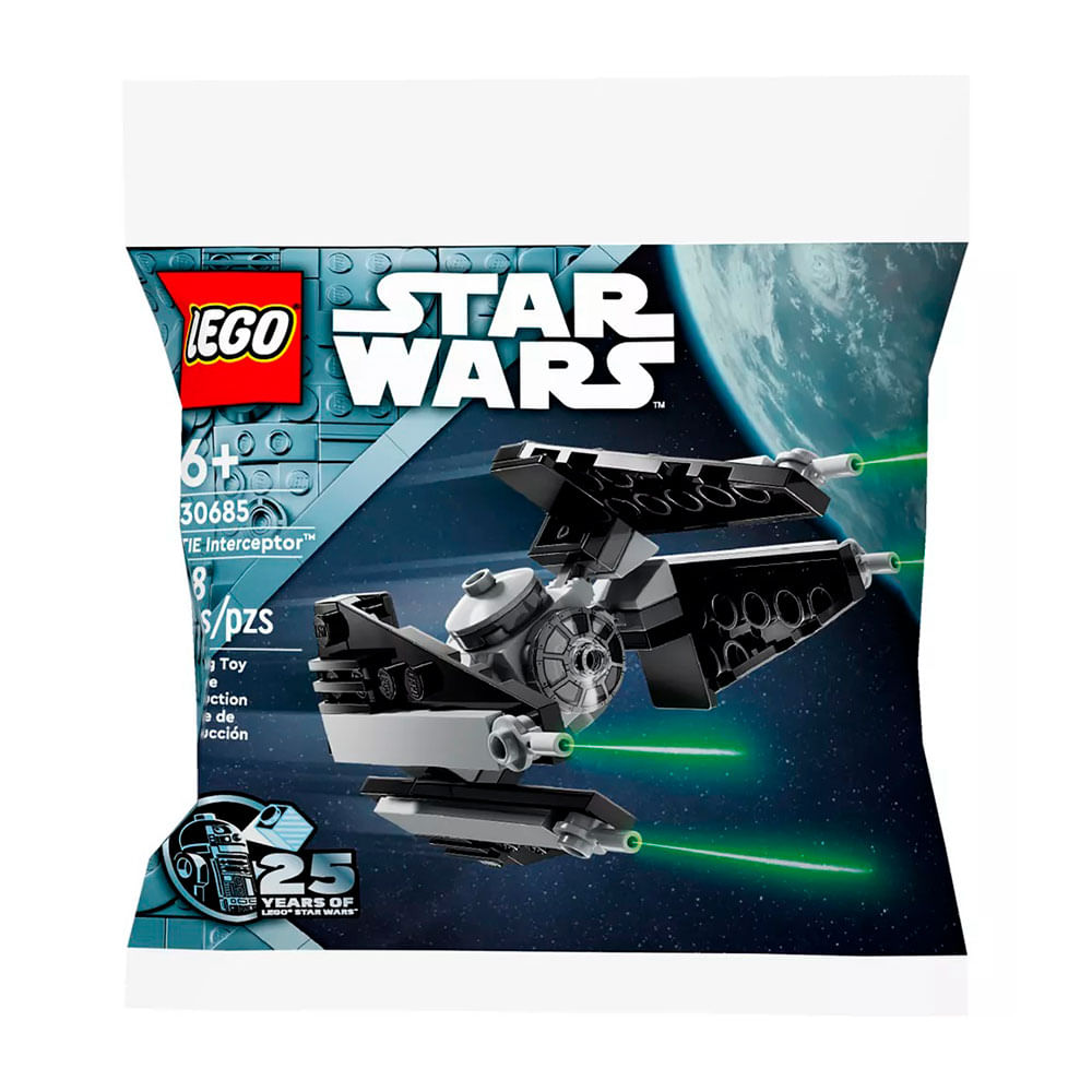 Lego Star Wars - Miniatura del TIE Interceptor - Siman Guatemala