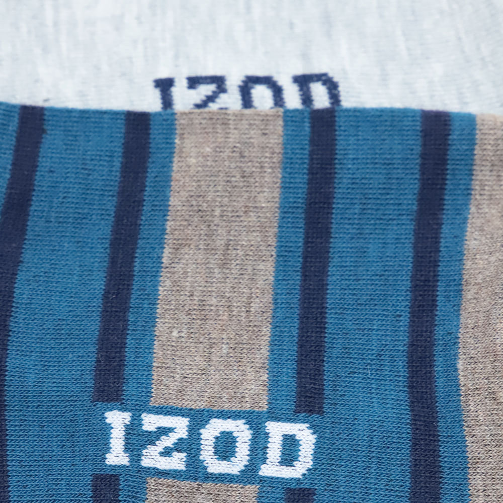 Pack de 7 pares de calcetines formales Izod crew multicolor para hombre ...