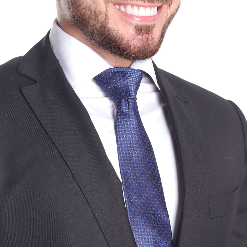 Corbata regular fit Oscar de la Renta navy rombos para hombre - Siman ...