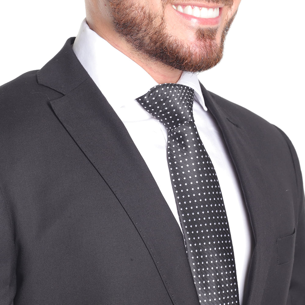 Corbata regular fit Oscar de la Renta negra rombos para hombre - Siman ...