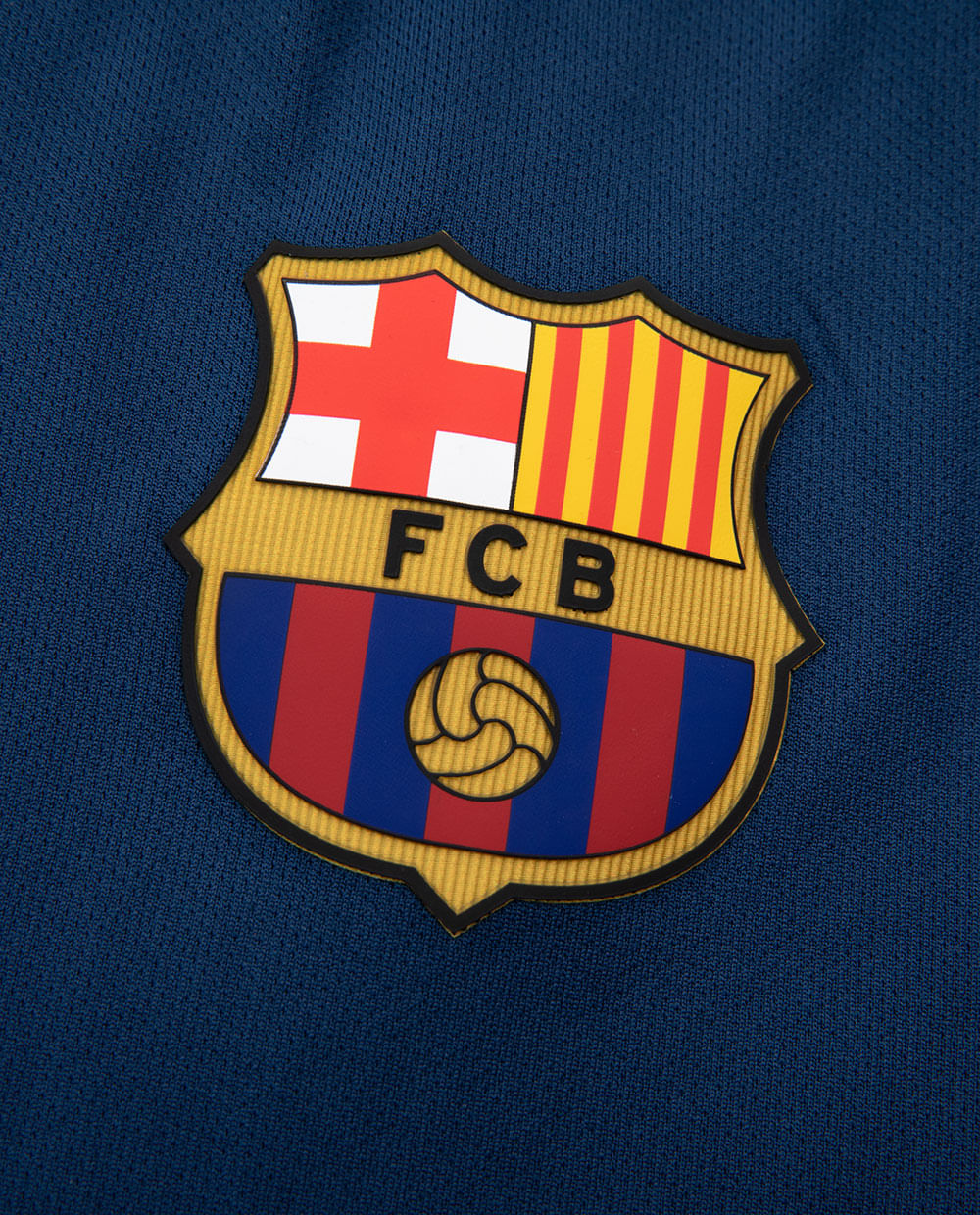 Camiseta deportiva Barcelona azul navy para hombre