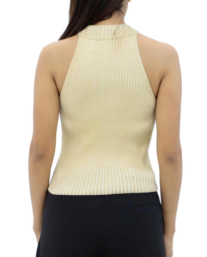 Blusa Unexpected halter rayada para mujer - Siman Costa Rica