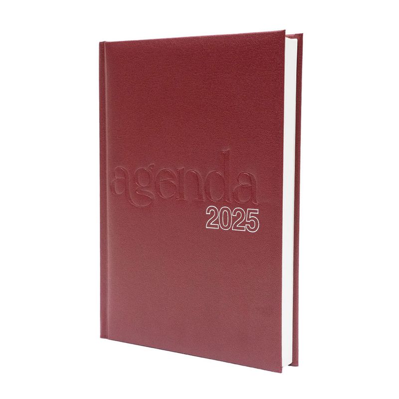 Agenda clásica India Burgundy