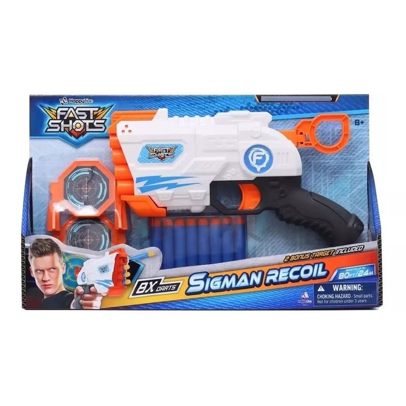 Fast Shots Set Lanzador 8 Dardos Foam y 2 Targets - Siman Nicaragua