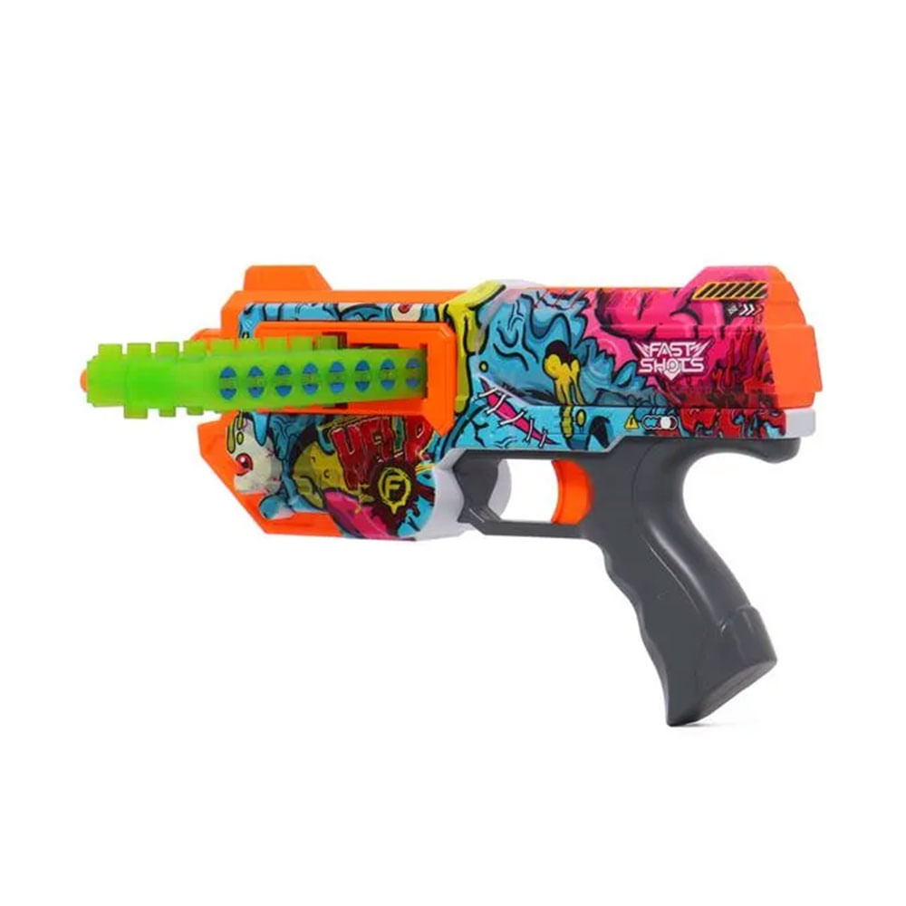 Fast Shots Set Lanzador Con 12 Dardos