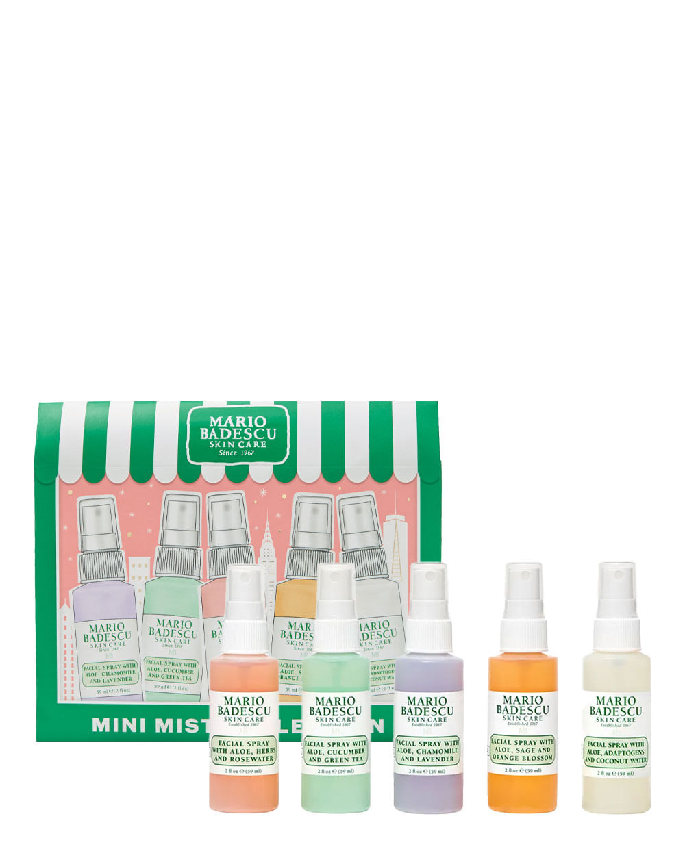 Set Mario Badescu Mini Mist Collection Facial Spray - Siman El Salvador