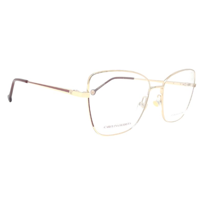 Aro completo cat eye Carolina Herrera metal para mujer - Siman Costa Rica