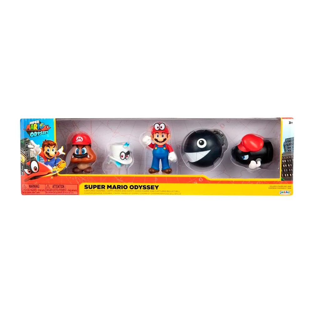 Super Mario Odyssey Paquete 5 Figuras Mario Odyssey - Siman El Salvador