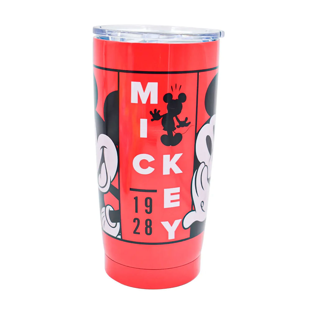 Termo Disney Mickey Mouse doble pared de acero inoxidable 580 ml ...