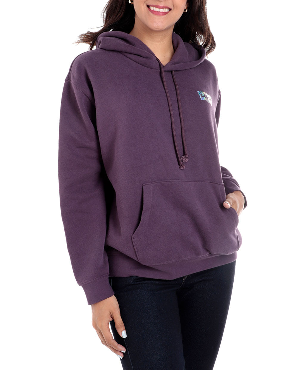 Suéter Levi's hooded morado para mujer - Siman Guatemala
