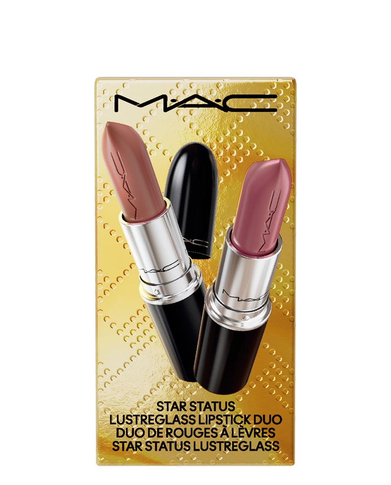 MAC Duo labiales Lustreglass Star Status Gift of Gold - Siman Guatemala