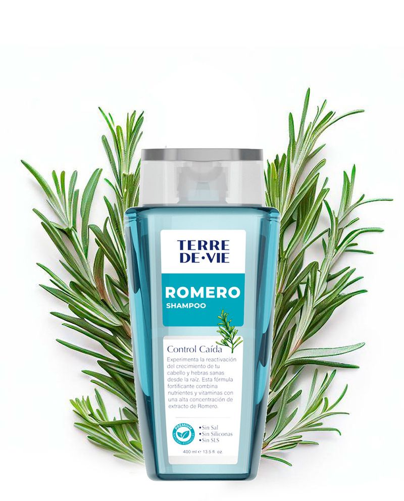 Shampoo de Romero 400ml - Siman Costa Rica