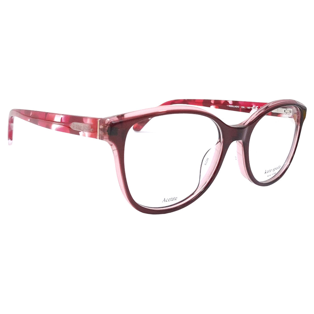 Aro completo cuadrado Kate Spade acetato para mujer - Siman Costa Rica