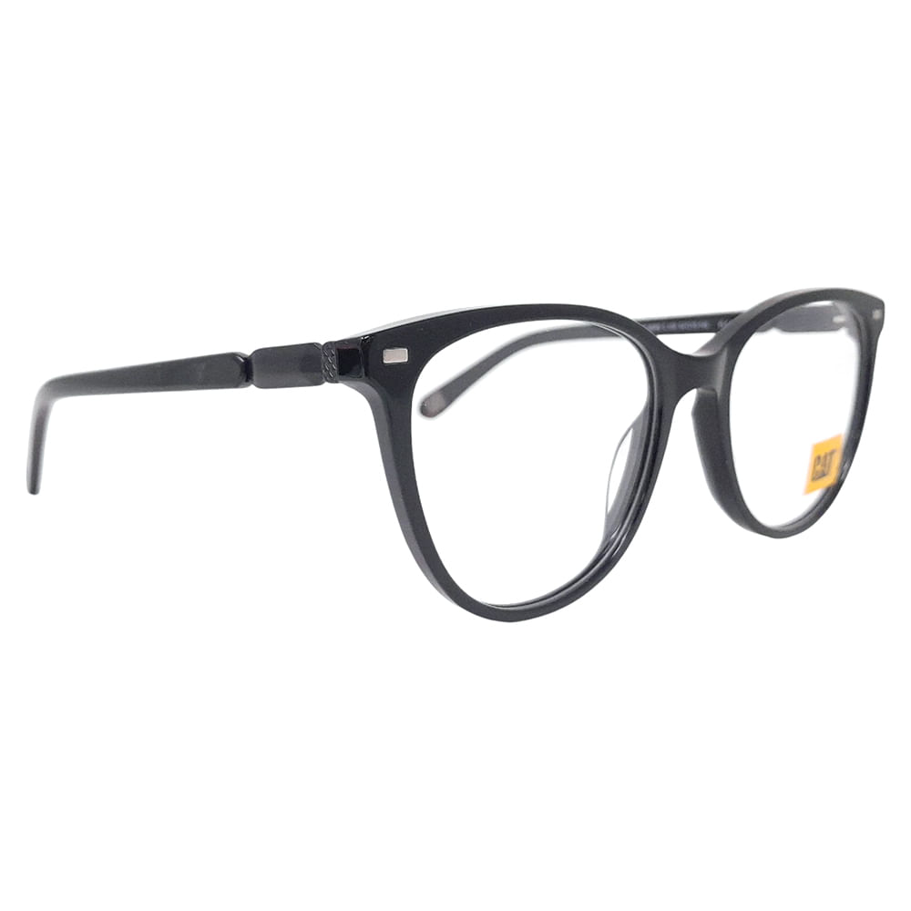 Aro completo clip on cuadrado Cat acetato unisex