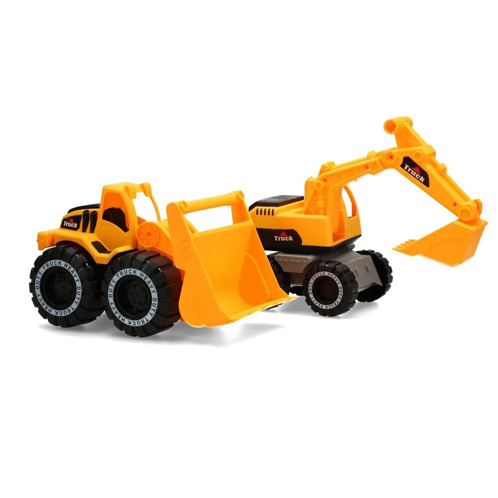 Power drive set 2 super camiones de construcción