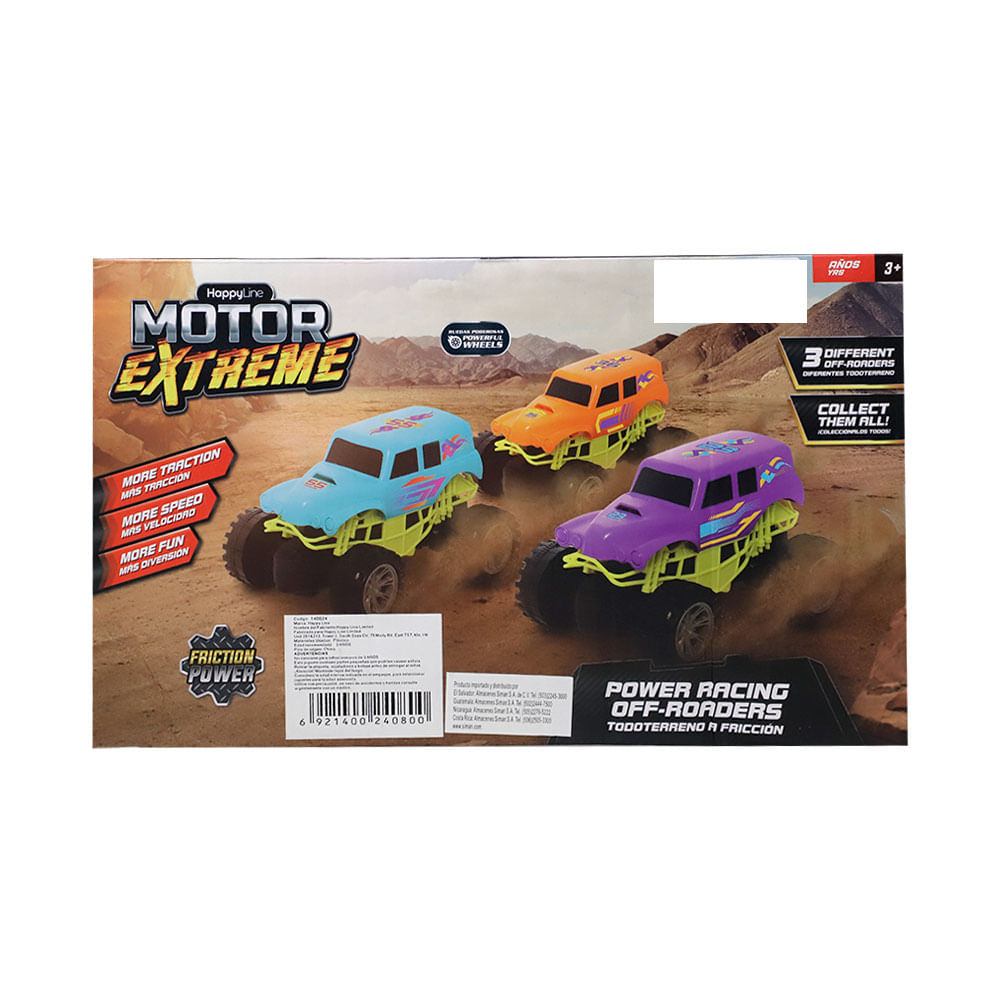 Motor extreme camioneta doble color c/fricción rota 360 grados - Siman ...