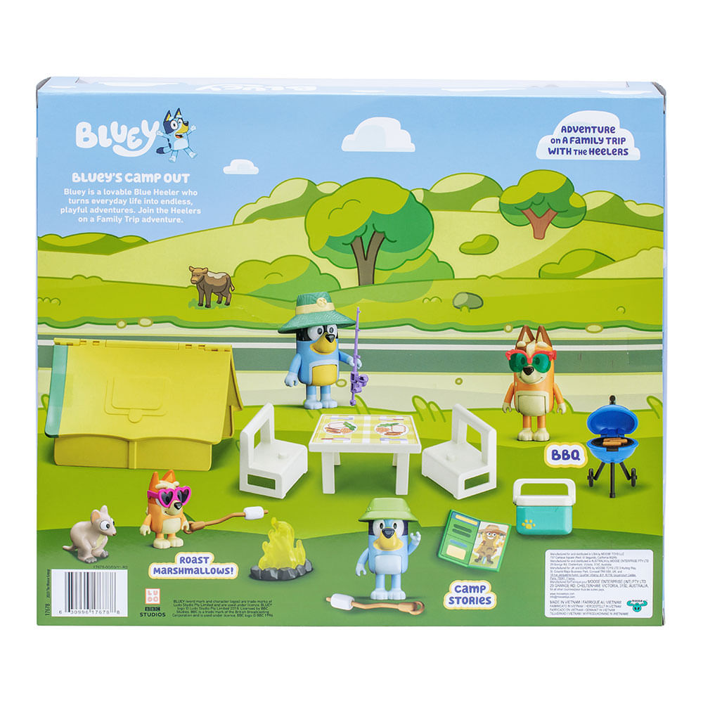 Bluey Set Camping C/Figs S11