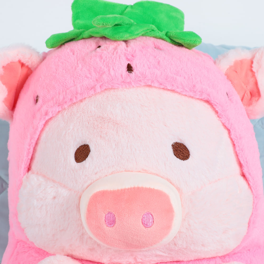 Cojín infantil con forma de cerdo fresa 45 cm - Siman Guatemala