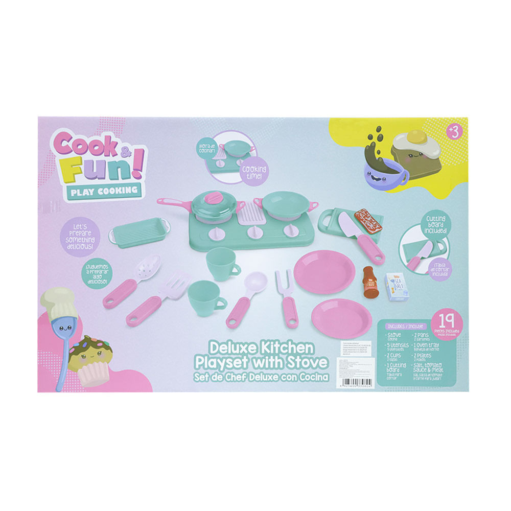 Cook & fun set cocina 19 piezas