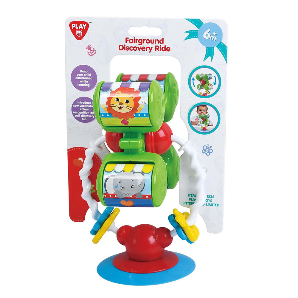 Play carrusel sensorial y visual c/ventosa para pared - Siman El Salvador