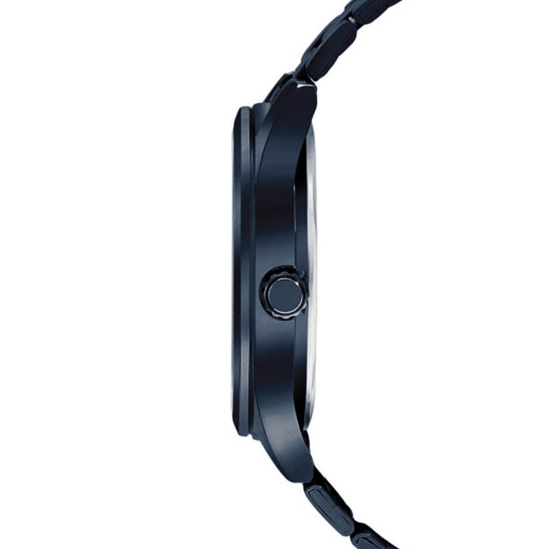 Reloj Casio análogo de acero en azul negro para hombre - Siman El Salvador