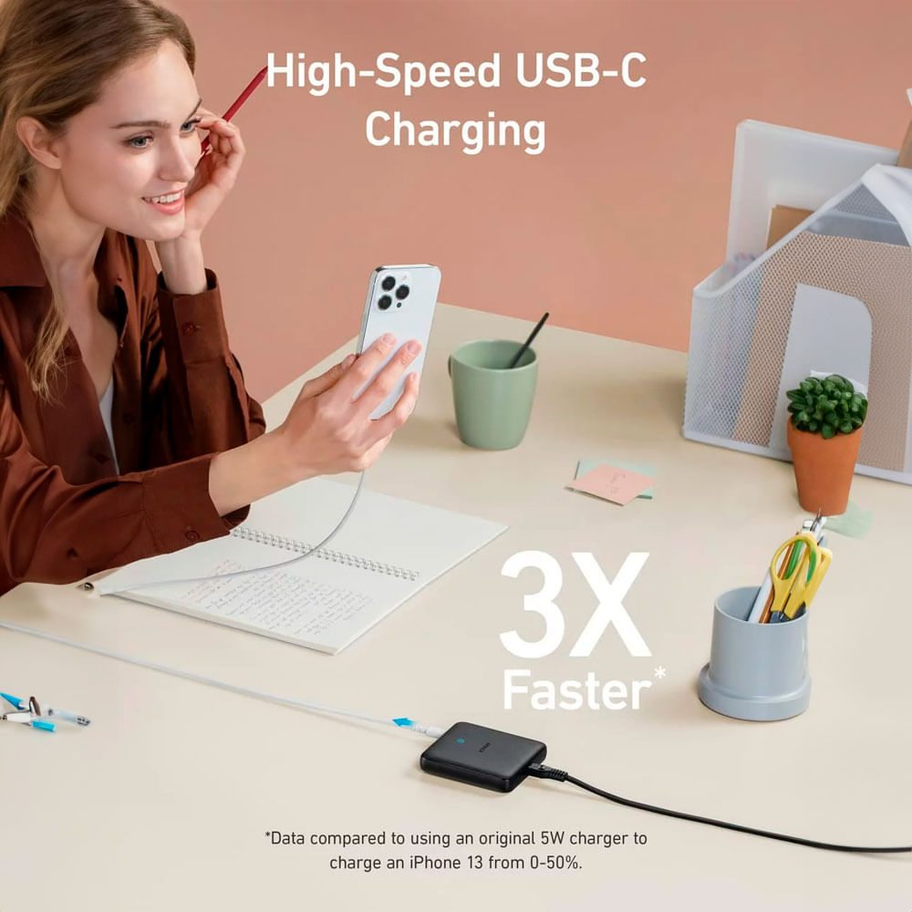 Cargador usb-c powerport atom iii 65w slim - Siman El Salvador