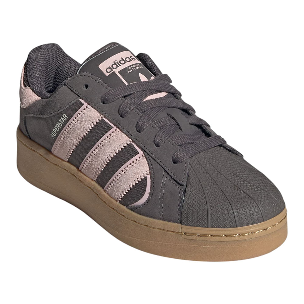 Zapato Adidas Originals Superstar XLG casual café para mujer - Siman El ...