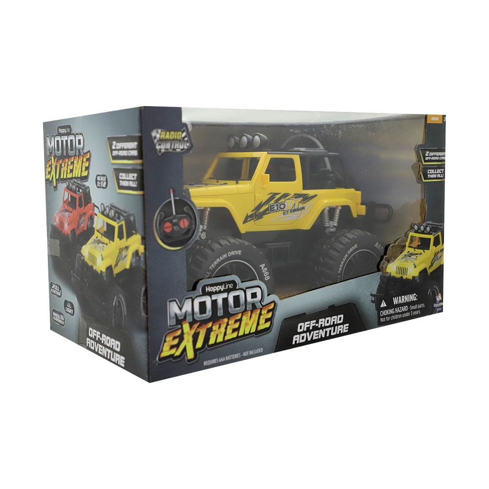 Motor extreme R/C camioneta a escala 1:12 C/ luz