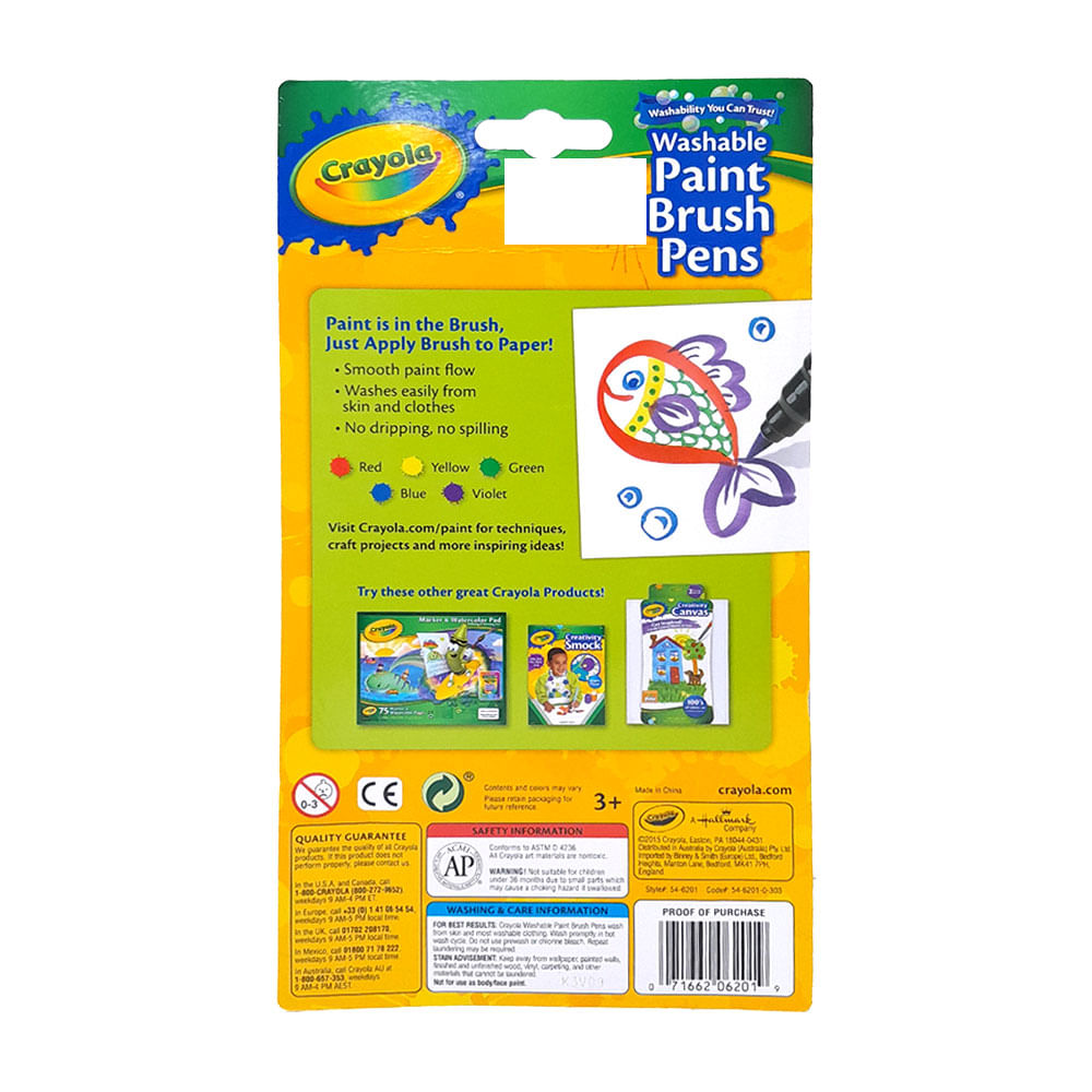 Set Crayola washable paint brush pens - Siman El Salvador