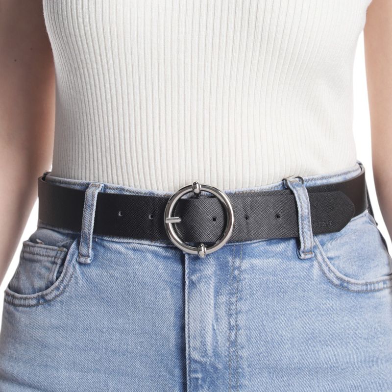 Cinturón Ellen Tracy color negro para mujer - Siman El Salvador