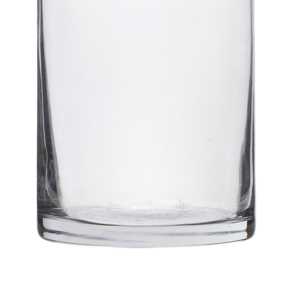 Florero cilindrico transparente d10xh30cm