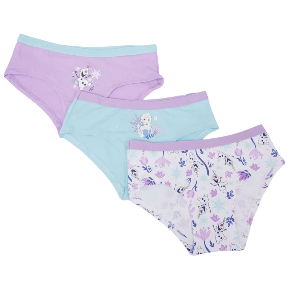 Set de 3 piezas ropa interior multicolor con estampado de Frozen para ...
