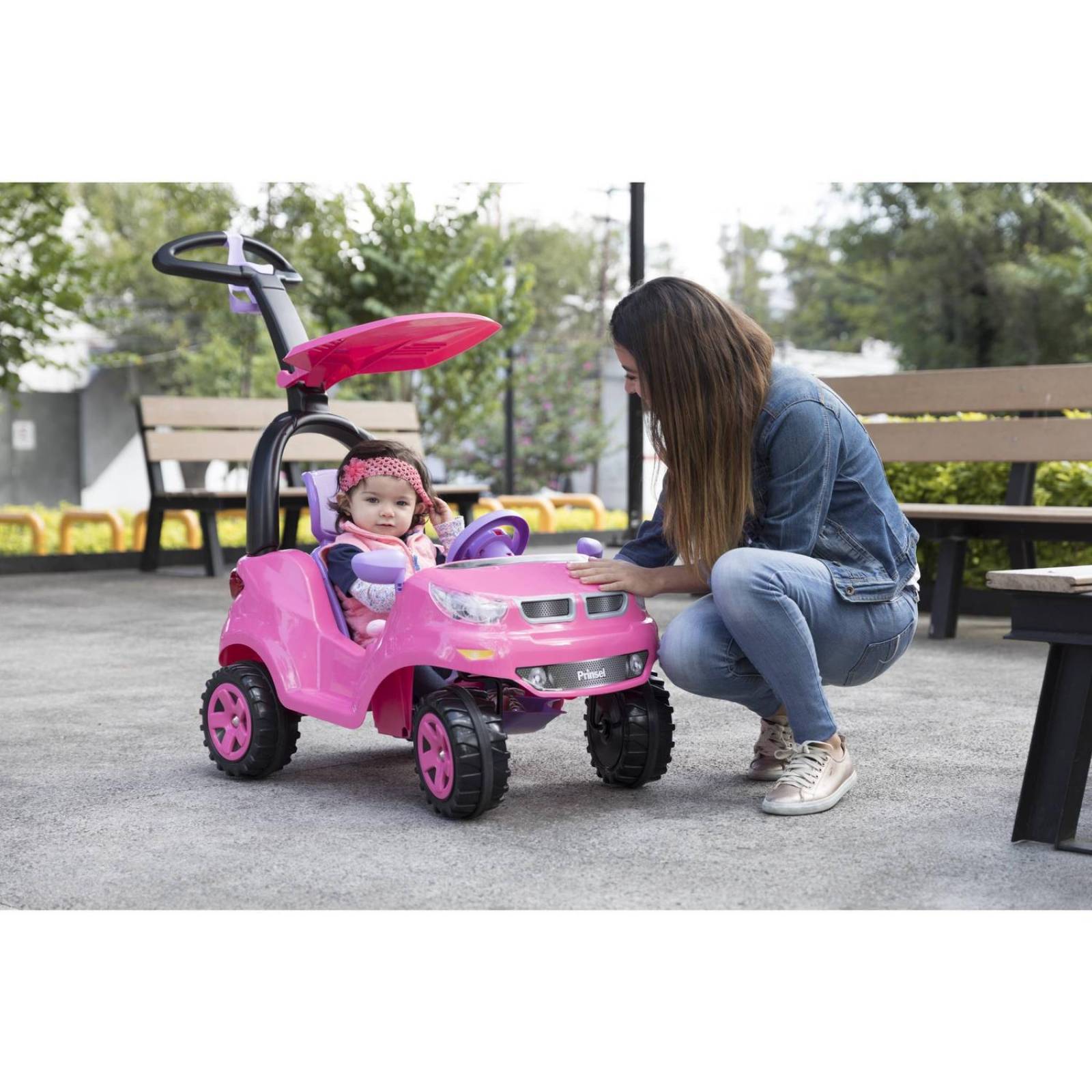 Carro Prinsel Push adventure rosa para niña - Siman El Salvador