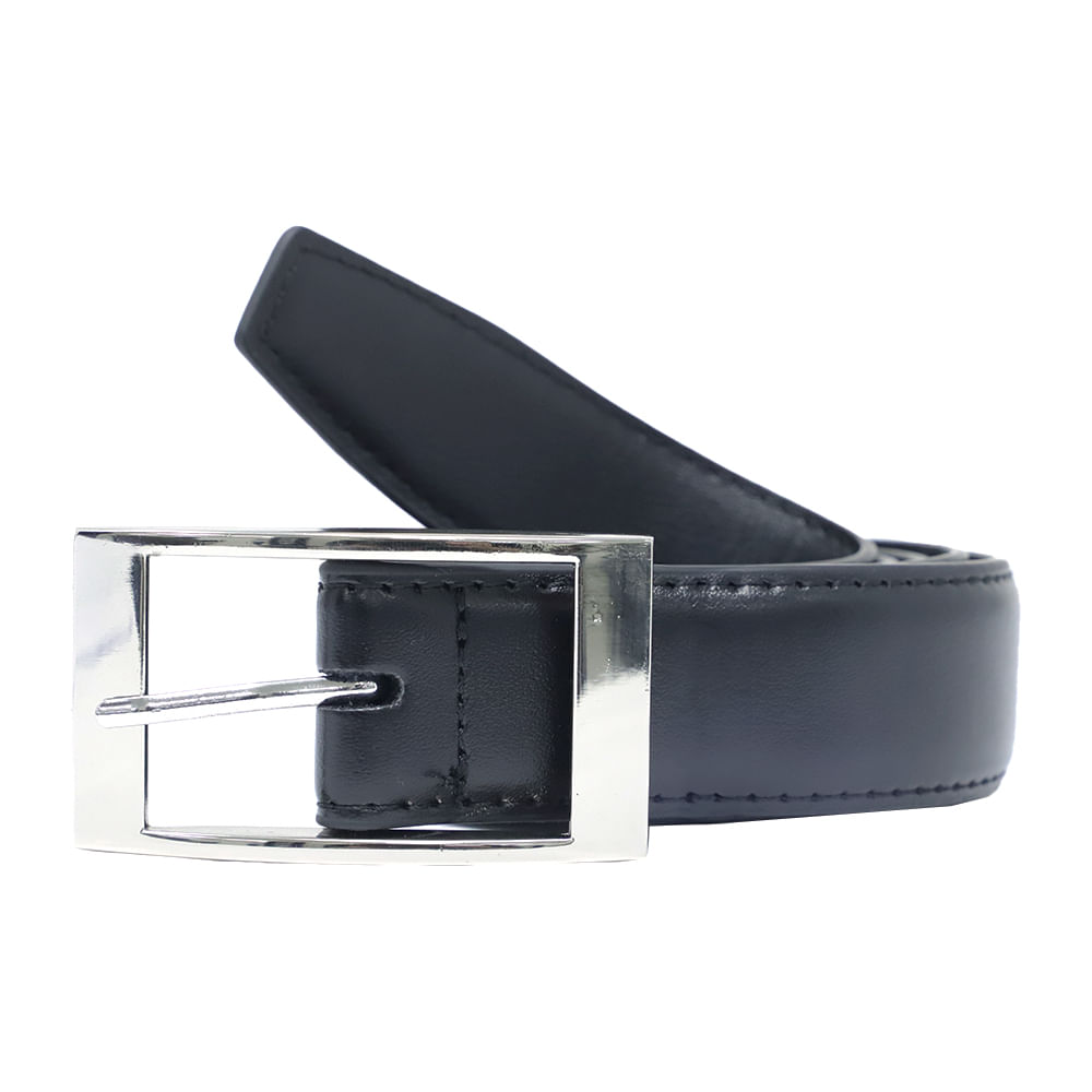 Cinturón tradicional Brooksfield negro sólido para hombre - Siman El ...