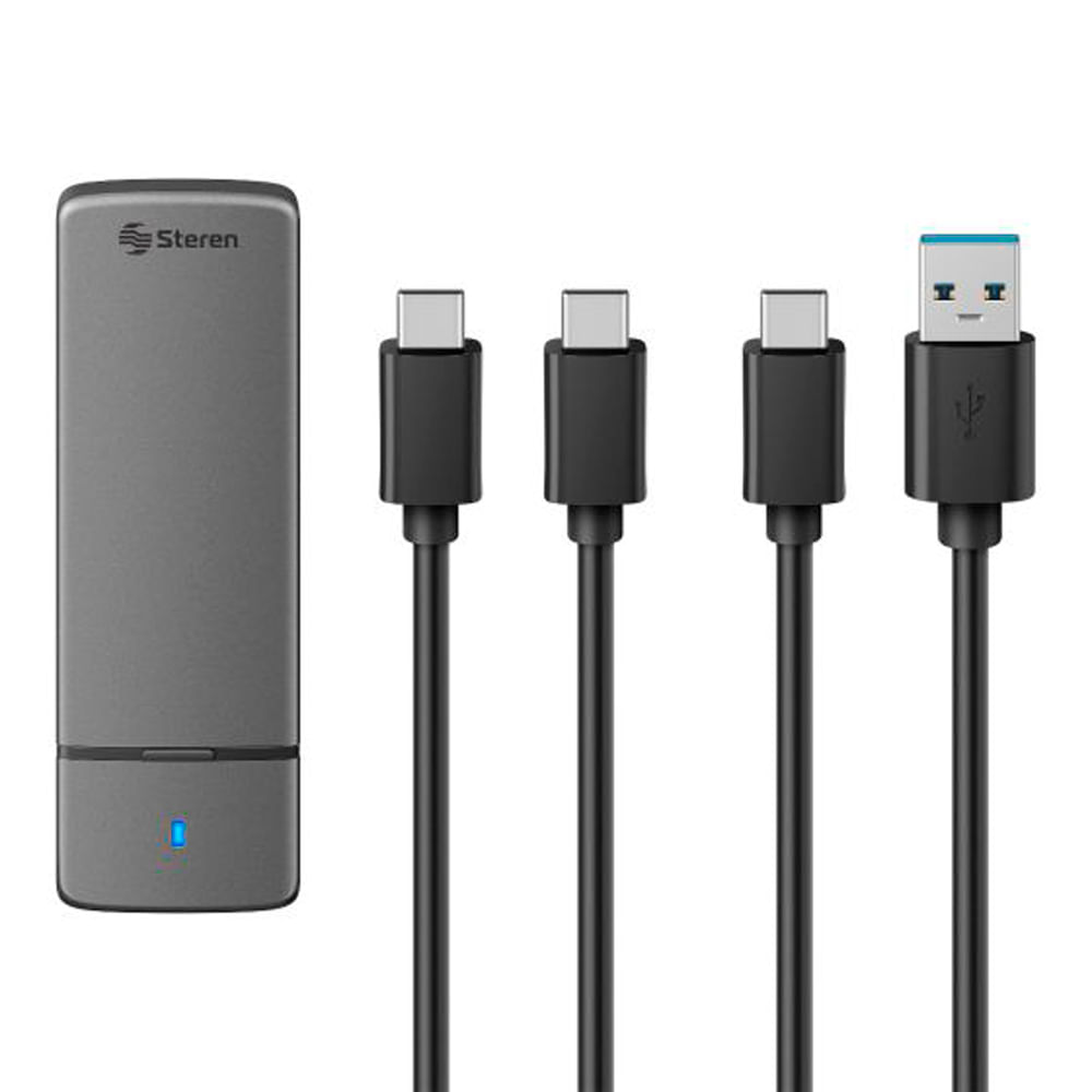 Adaptador universal usb c para ssd m.2 sata o nvme - Siman El Salvador