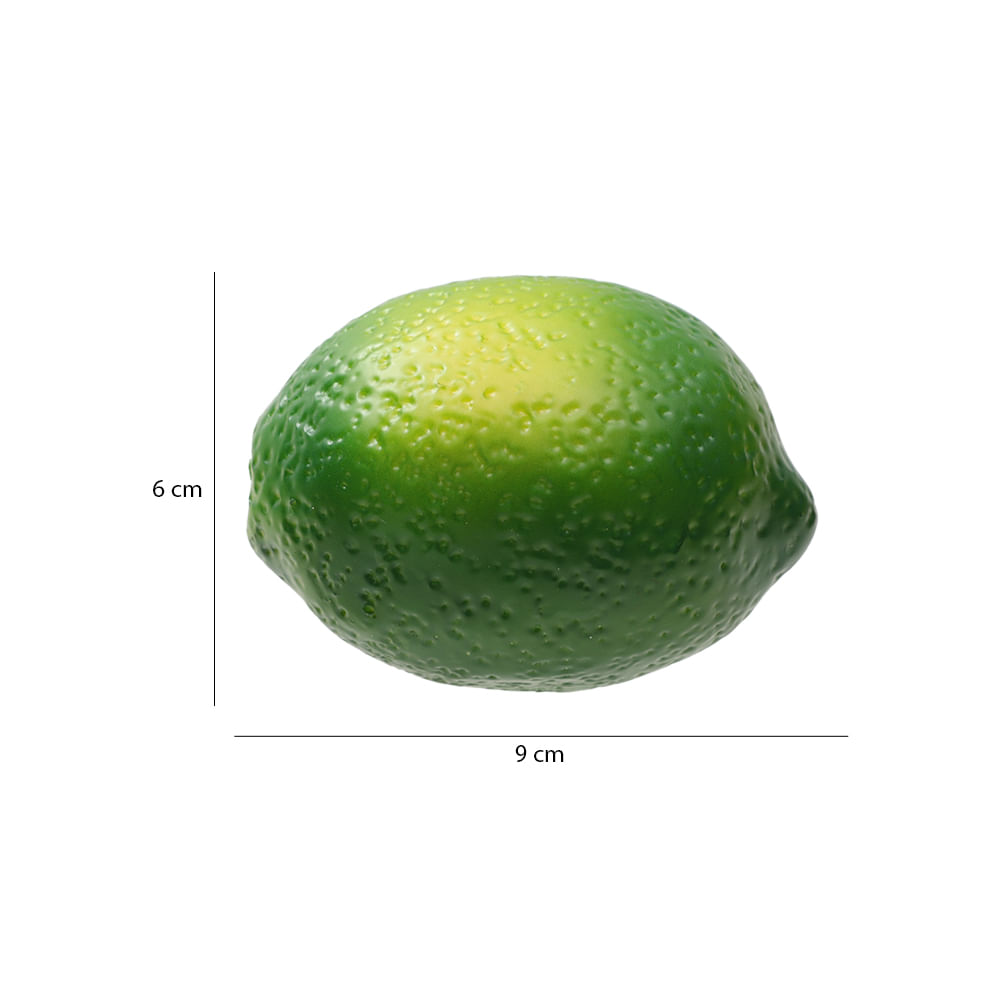 Limón verde artificial 9x6 cm - Siman El Salvador