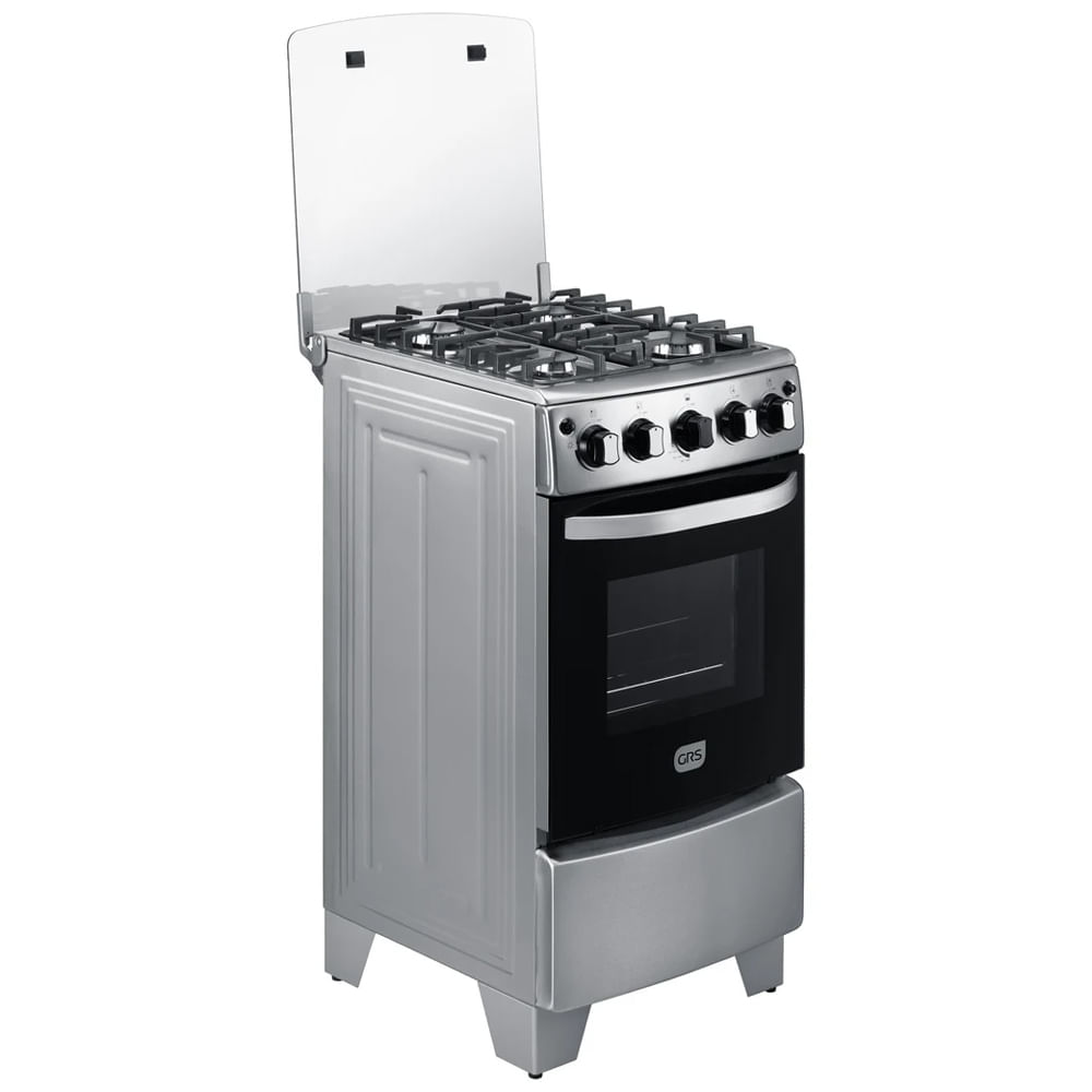 Cocina a gas 20" 4q inox c/capelo - Siman El Salvador